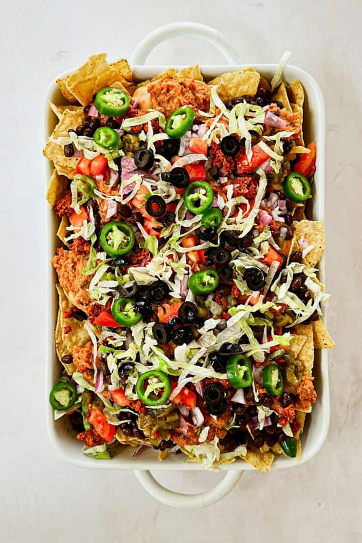 Easy Vegan Nachos for a Crowd-Pleasing Meal| Nuts and Twigs