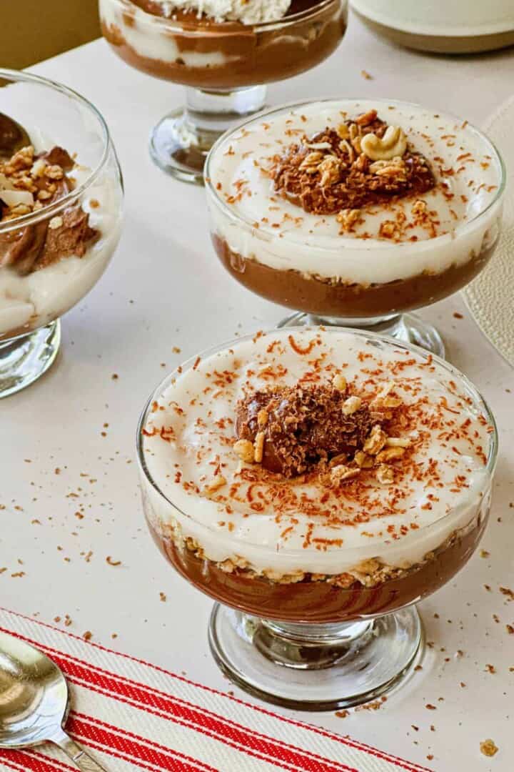 Vegan Chocolate Pudding Parfait