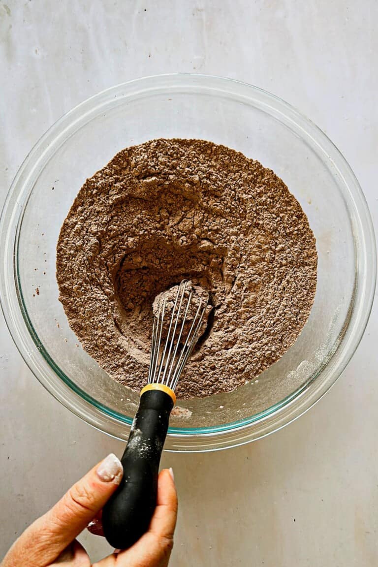 Vegan Double Chocolate Crinkle Cookies