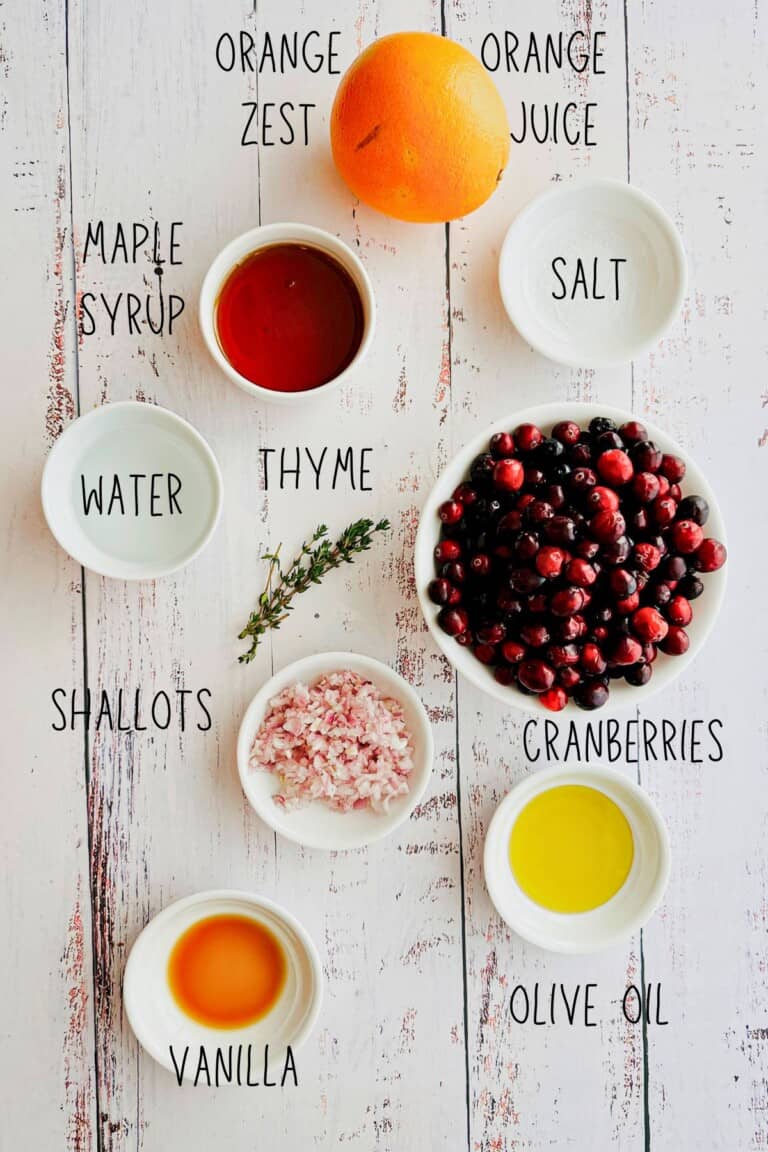 Cranberry Sauce with Maple Syrup