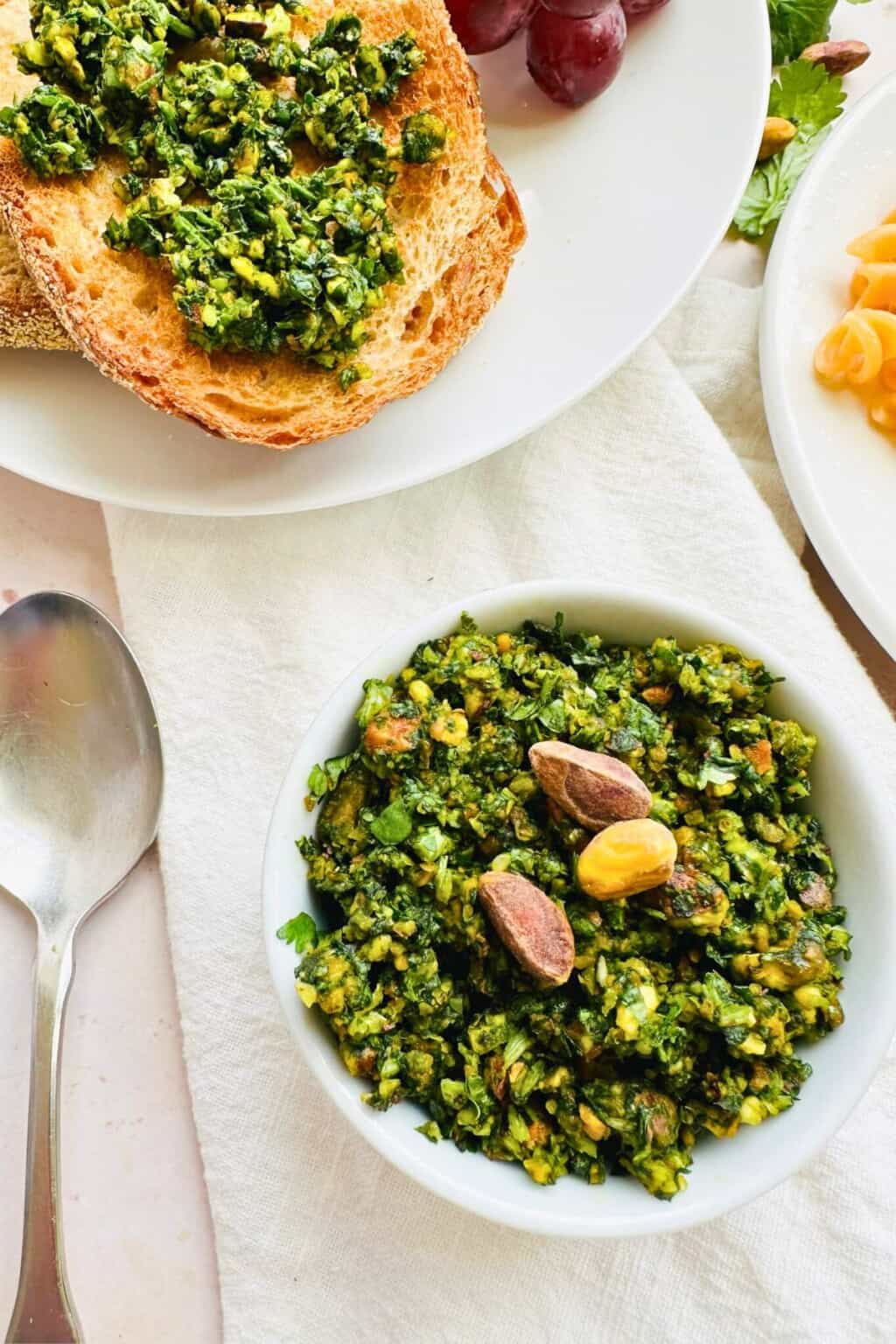 Easy Lemon Pistachio Gremolata