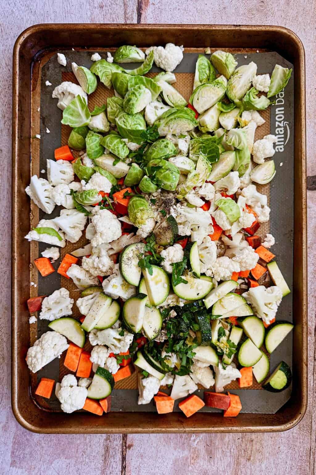 Sheet Pan Oven Roasted Vegetables