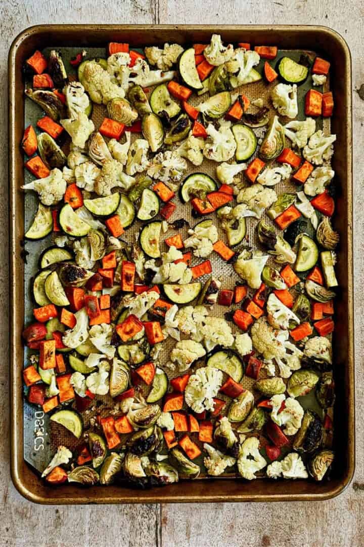 Sheet Pan Oven Roasted Vegetables