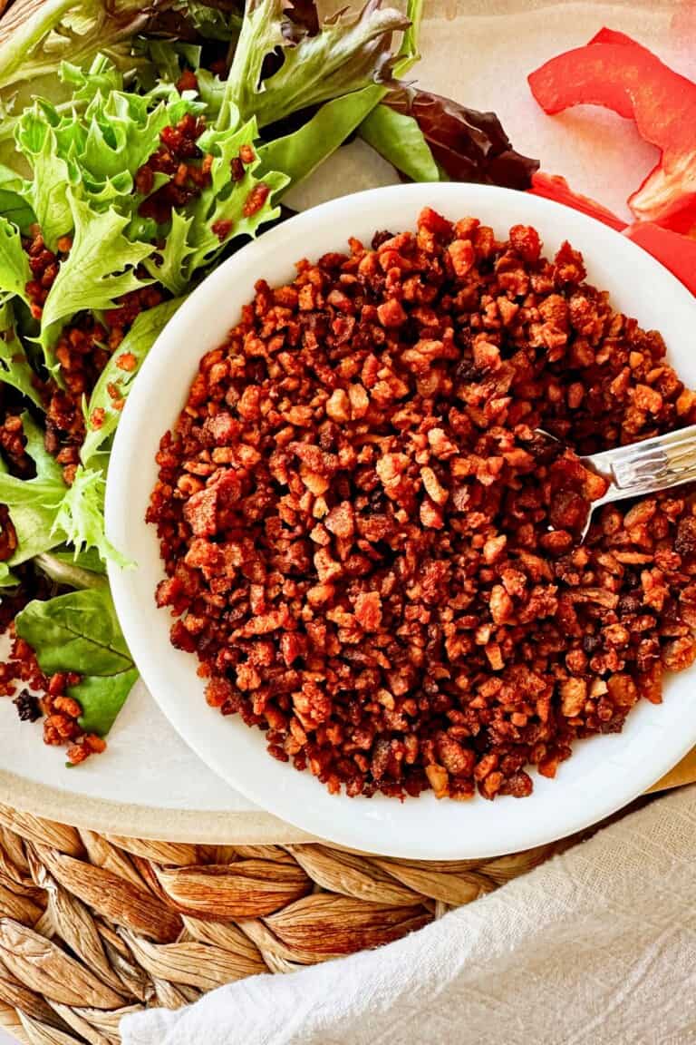 Vegan Bacon Bits - Ready in about 10 Minutes!