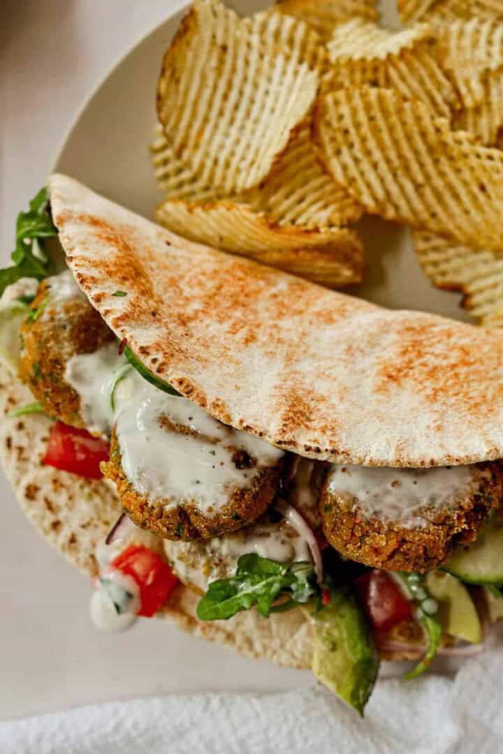 Falafel Pita Sandwich