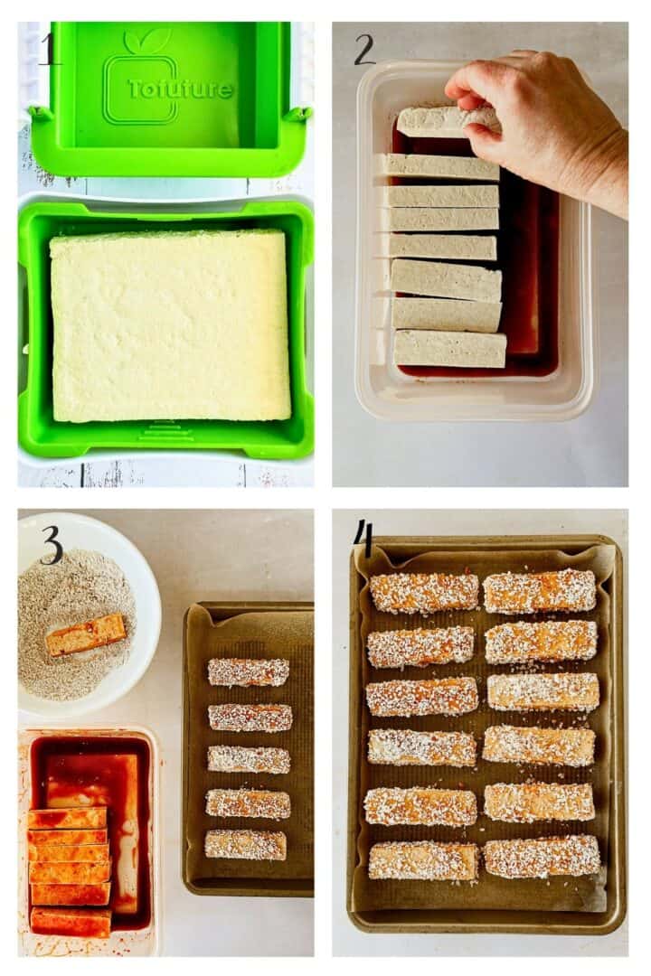 Vegan Caesar Tofu Wraps | Meal Prep Friendly