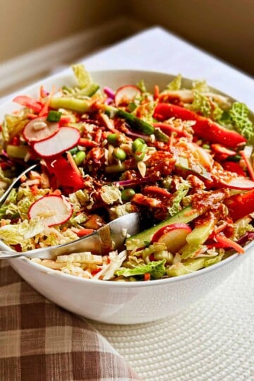Asian Chopped Salad With Sesame Dressing