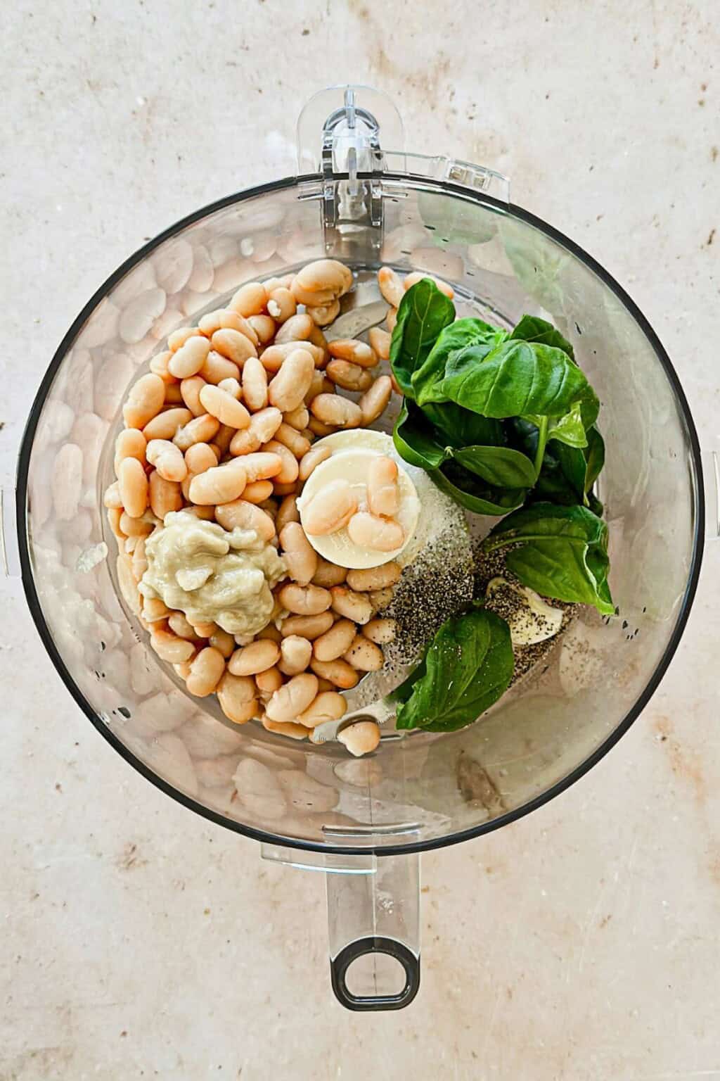 White Bean Basil Dip