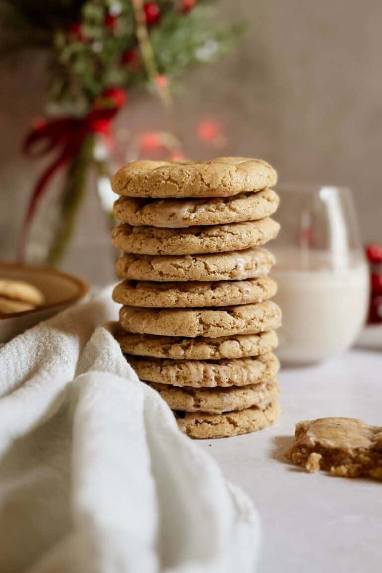 Vegan Eggnog Cookies