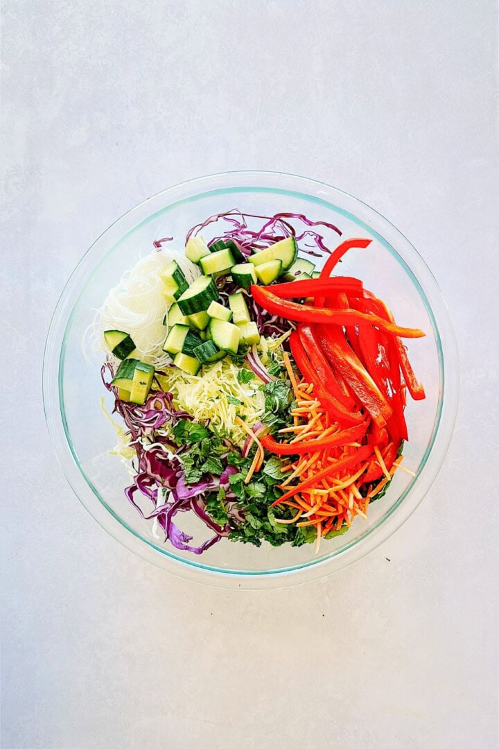 Spring Roll Salad with Tofu