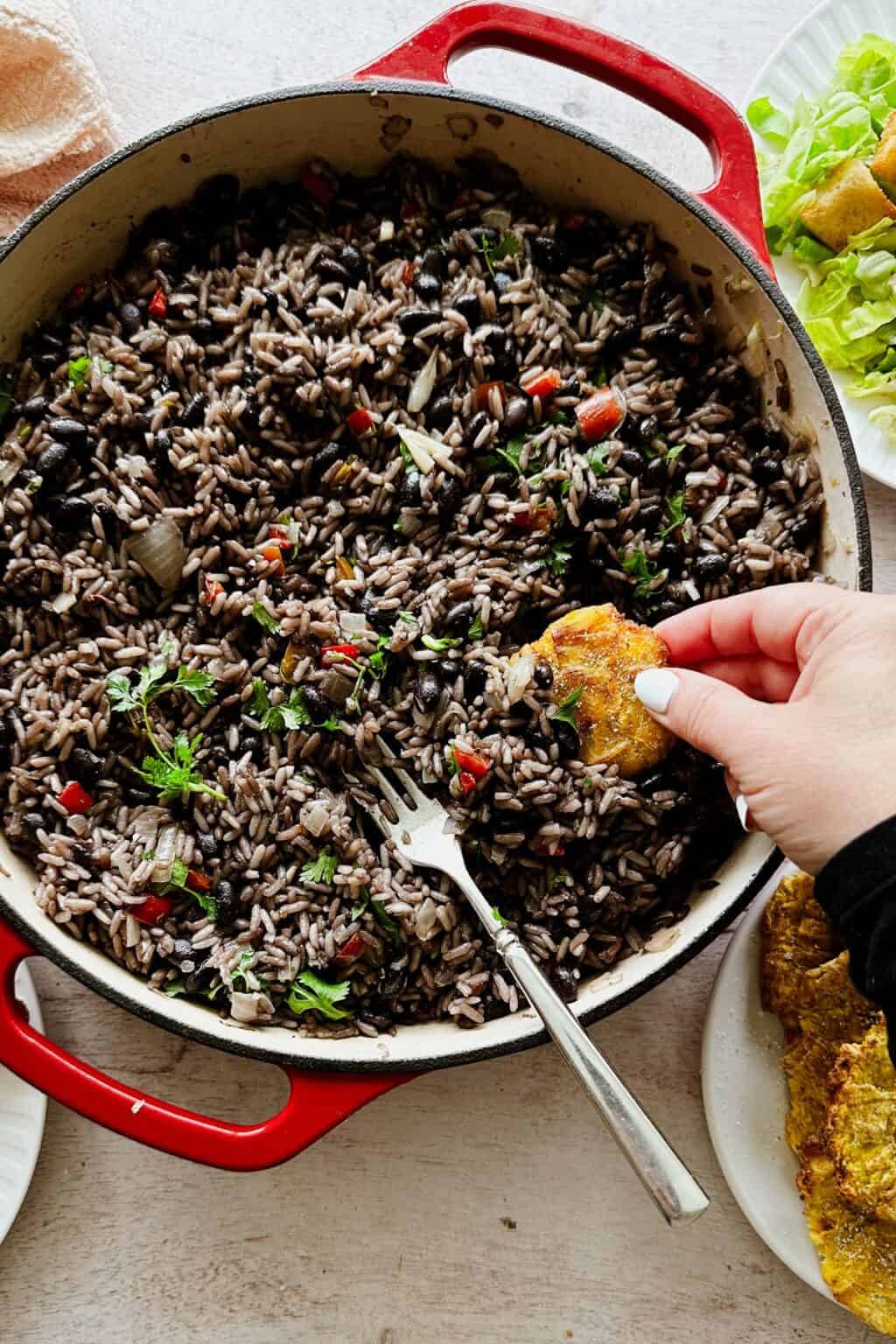 Moros y Cristianos (Cuban Black Beans & Rice)