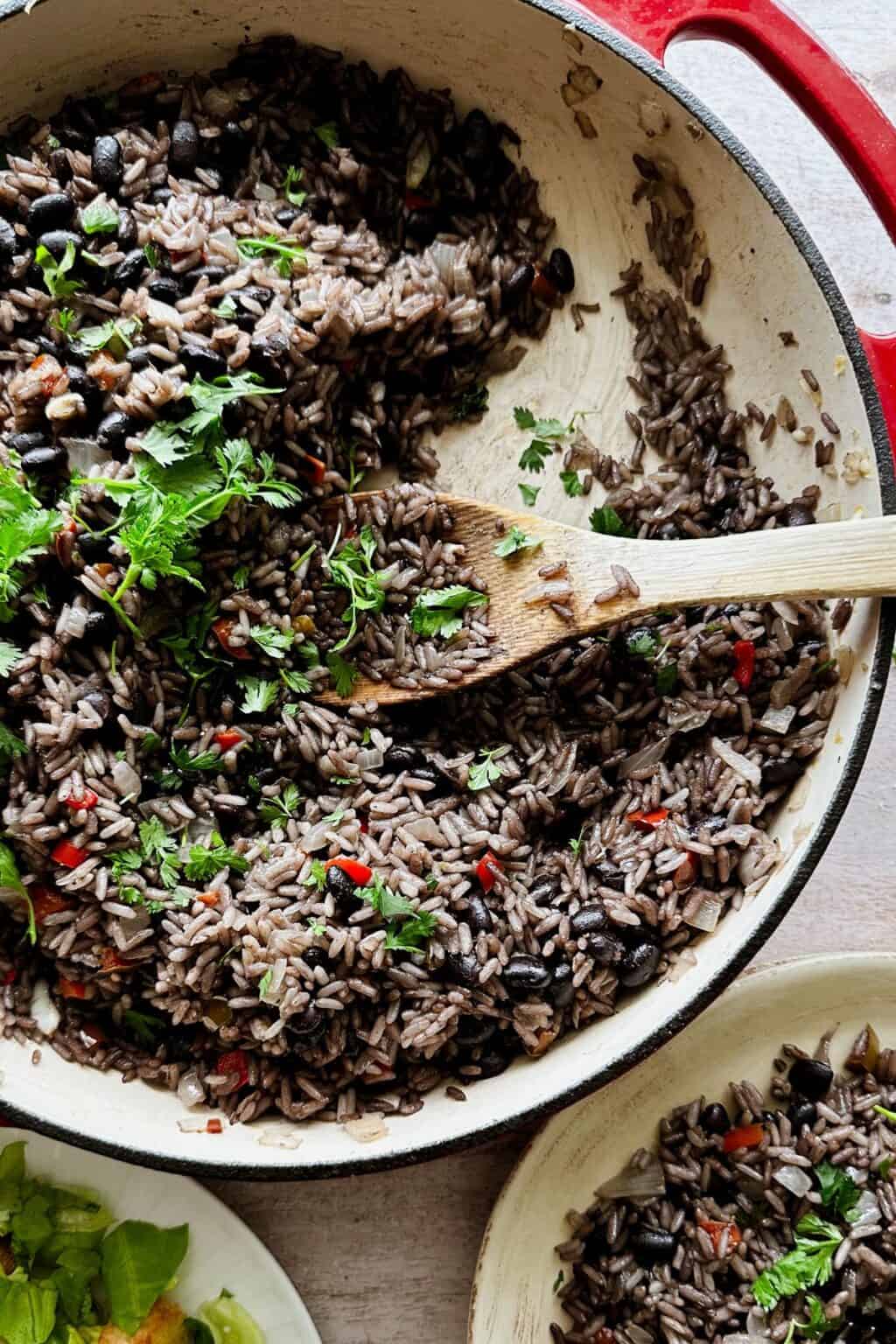Moros y Cristianos (Cuban Black Beans & Rice)