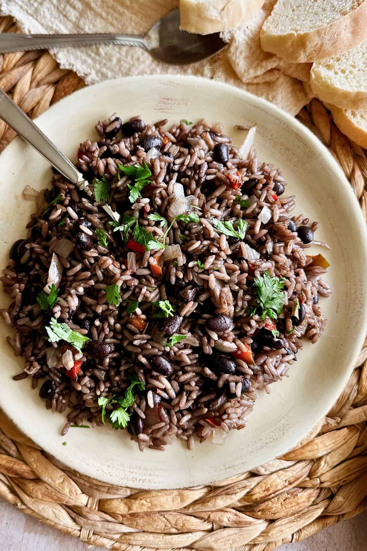 Moros y Cristianos (Cuban Black Beans & Rice)